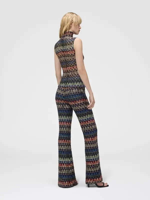 Missoni Sleeveless Viscose Lamé Top