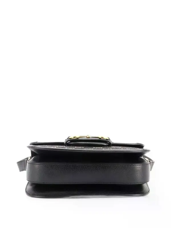 Gucci Horsebit 1955 Gg Denim Small Shoulder Bag