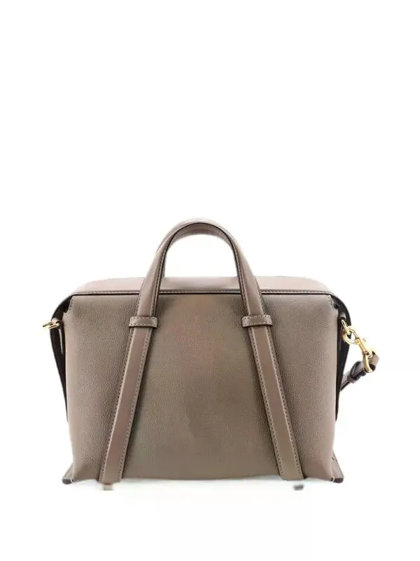 Fendi 365 Boston Bag Leather Medium Shoulder Bag