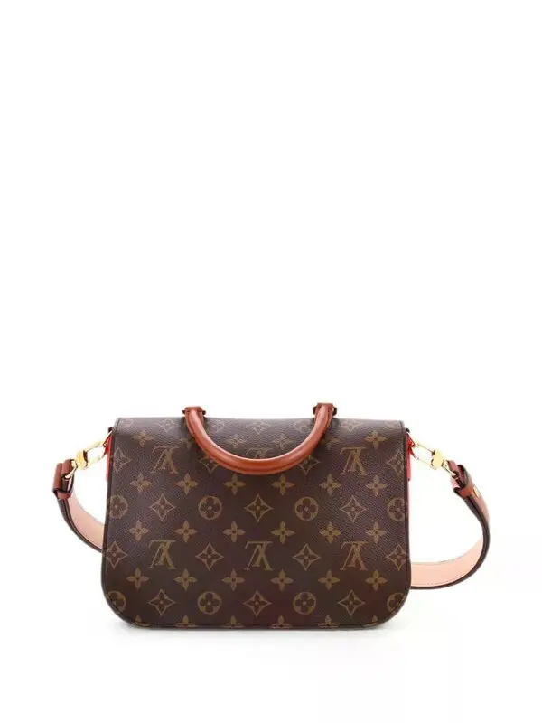 LOUIS VUITTON Vaugirard Monogram Canvas And Leather Satchel - Red