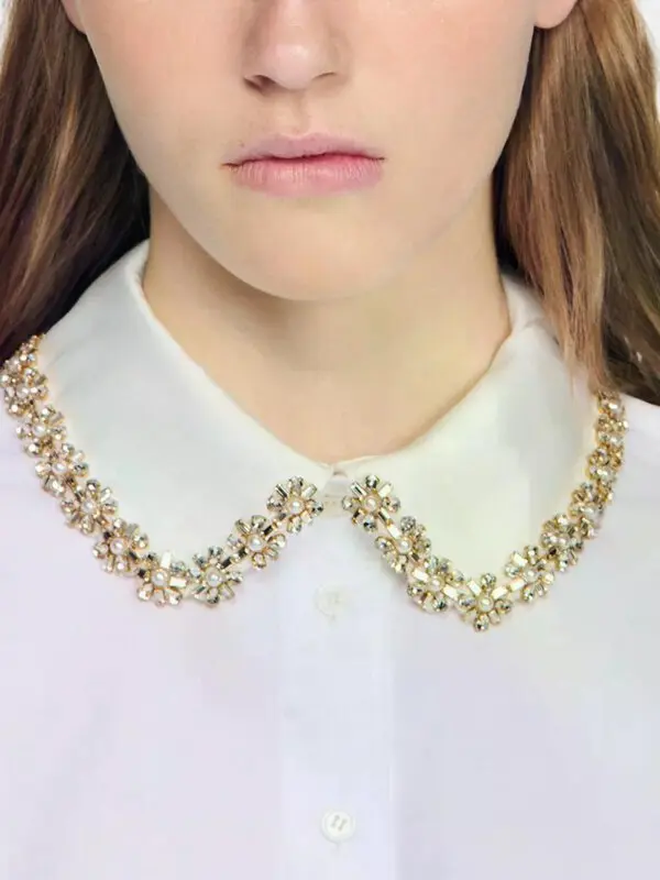 Sandro Beaded-collar Shirt