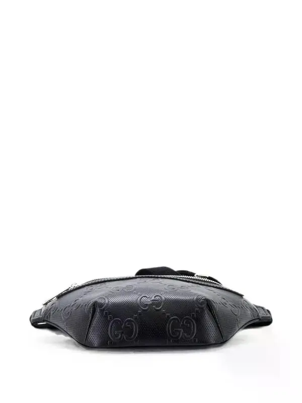 Gucci Gg Embossed Perforated Leather Small Belt Bag
