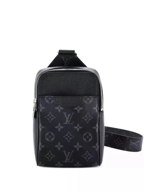LOUIS VUITTON Monogram Taigarama Outdoor Slingbag Backpack - Black