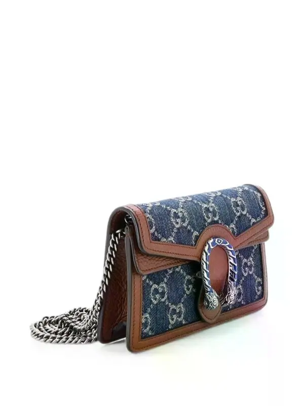 Gucci Dionysus Gg Denim Super Mini Crossbody Bag