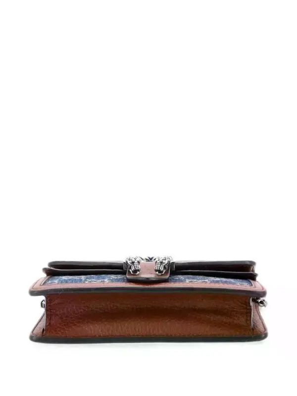 Gucci Dionysus Gg Denim Super Mini Crossbody Bag