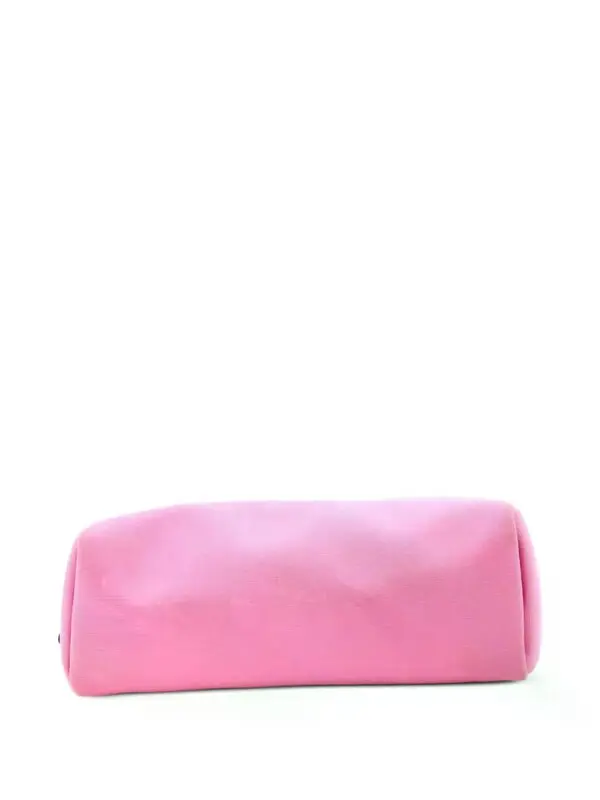 Hermès Herbag Zip Leather And Toile 31 Shoulder Bag - Pink