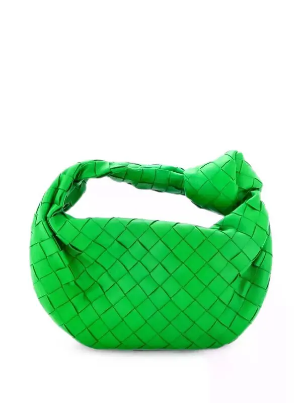 Bottega Veneta Jodie Mini Hobo Bag Woven Nappa Leather - Green