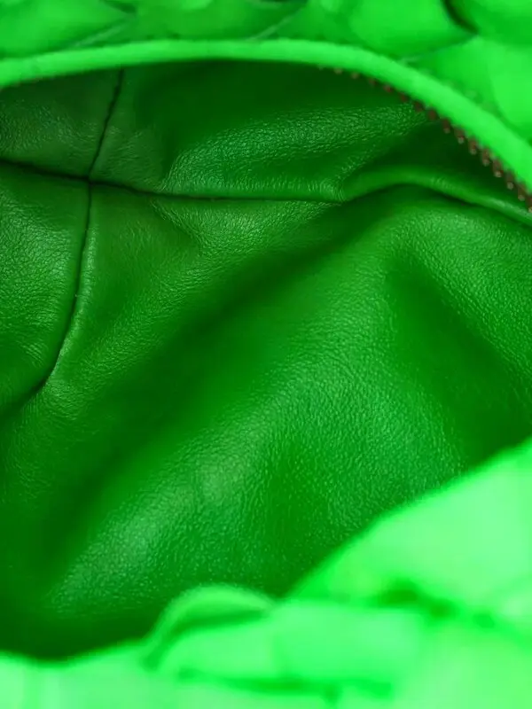 Bottega Veneta Jodie Mini Hobo Bag Woven Nappa Leather - Green