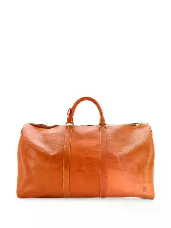LOUIS VUITTON Keepall Bag Epi Leather 50 Travel Bag