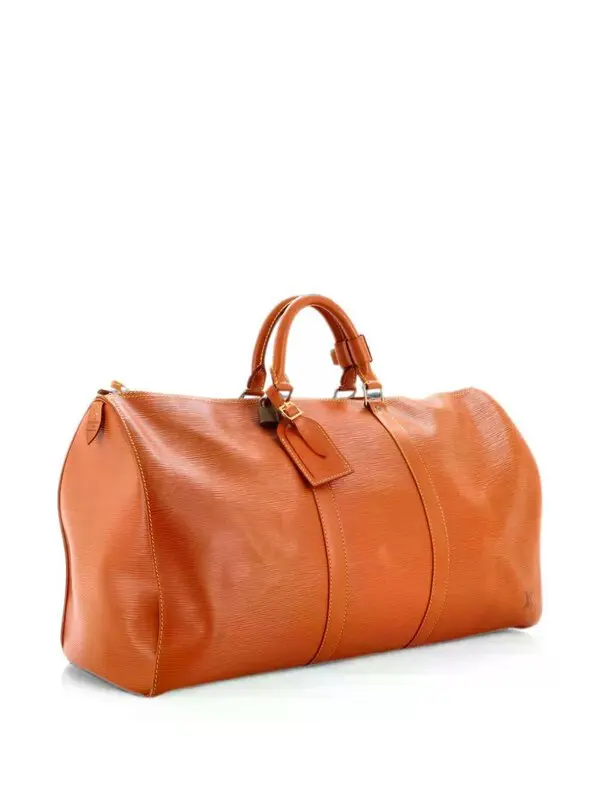 LOUIS VUITTON Keepall Bag Epi Leather 50 Travel Bag