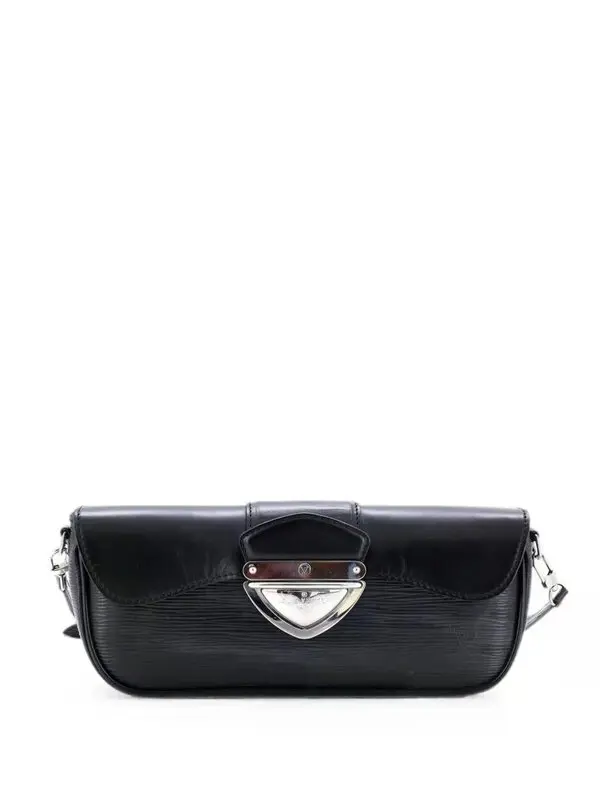 LOUIS VUITTON Montaigne Epi Leather Clutch Bag