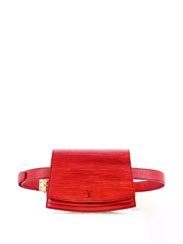 LOUIS VUITTON Tilsitt Bum Bag Epi Leather Clutch Bag - Red