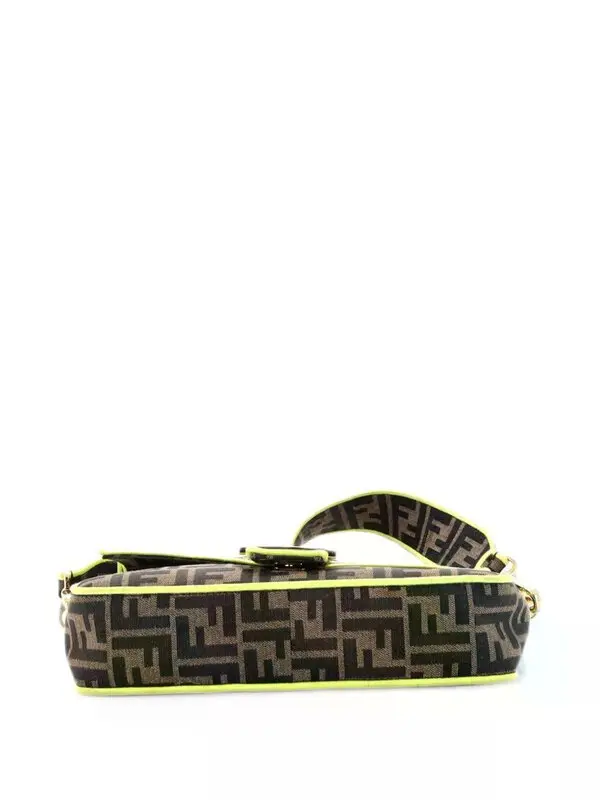 Fendi Baguette Nm Bag Zucca Canvas Medium Shoulder Bag