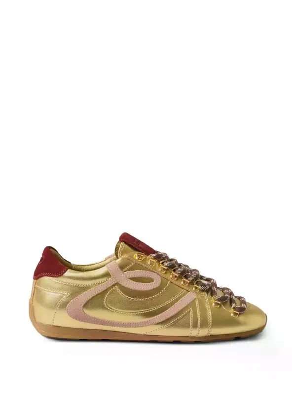 Claudie Pierlot Swing" Metallic Trainers - Gold