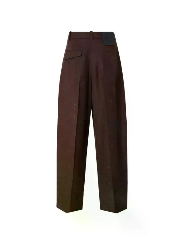 Pinko Pressed-crease Wide-leg Trousers