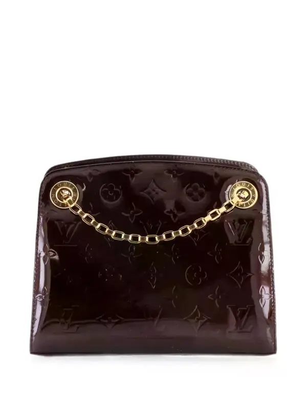 LOUIS VUITTON Virginia Handbag Monogram Vernis Pm Shoulder Bag