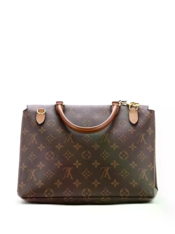 LOUIS VUITTON Monogram Canvas Marignan Handbag With Leather Shoulder Strap