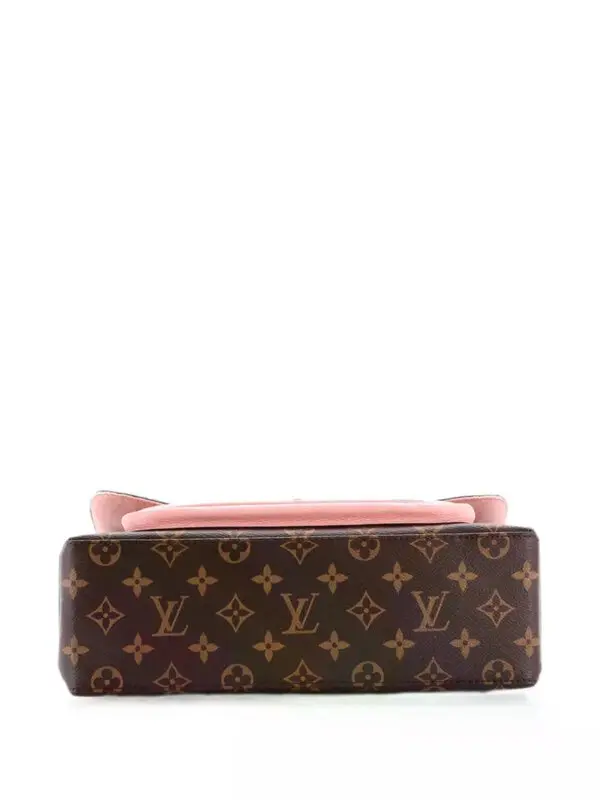 LOUIS VUITTON Marignan Handbag Monogram Canvas With Leather Shoulder Bag