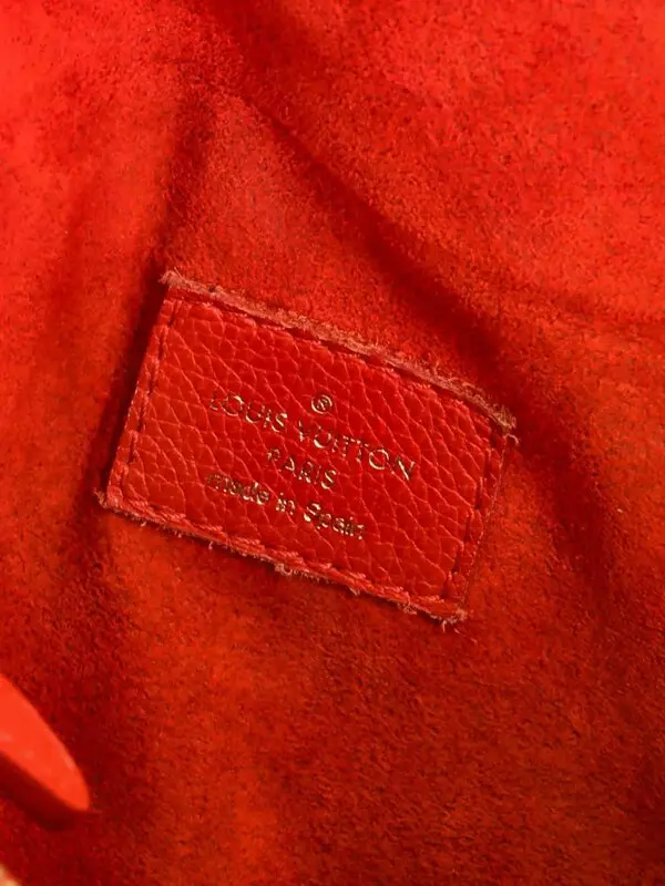 LOUIS VUITTON Victoire Monogram Canvas And Leather Shoulder Bag - Red