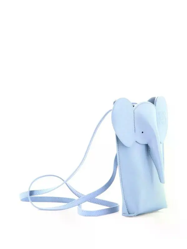 Loewe Elephant Pocket Leather Crossbody Bag - Blue