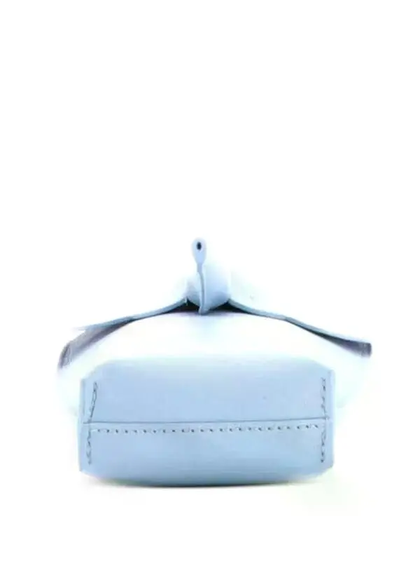 Loewe Elephant Pocket Leather Crossbody Bag - Blue