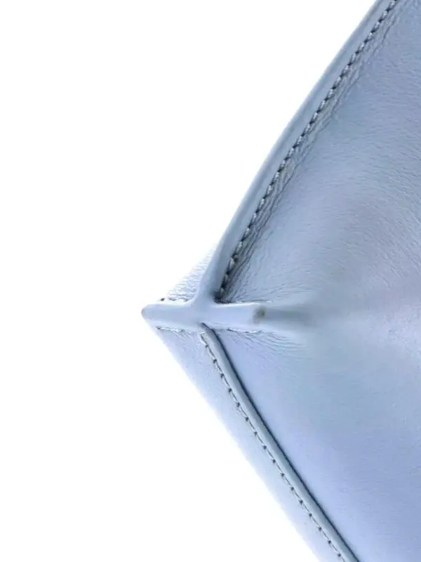 Loewe Elephant Pocket Leather Crossbody Bag - Blue