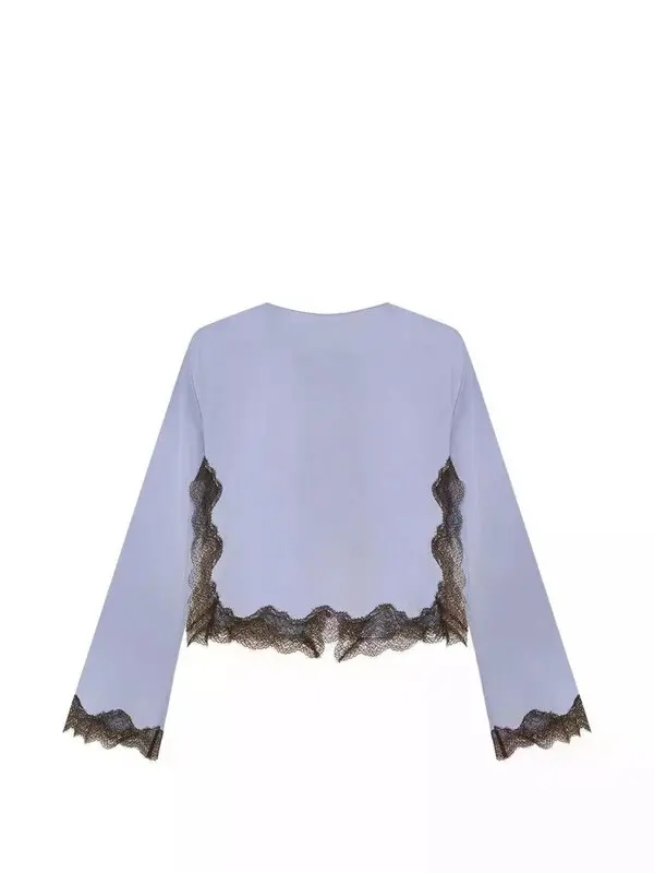 16Arlington Filipa Lace-trim Cardigan