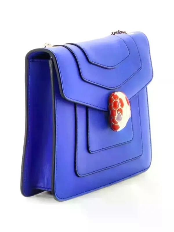 BVLGARI Serpenti Forever Leather Small Shoulder Bag