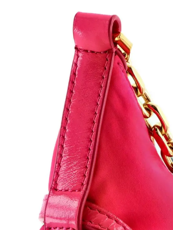 Givenchy Voyou Party Satin With Leather Mini Shoulder Bag