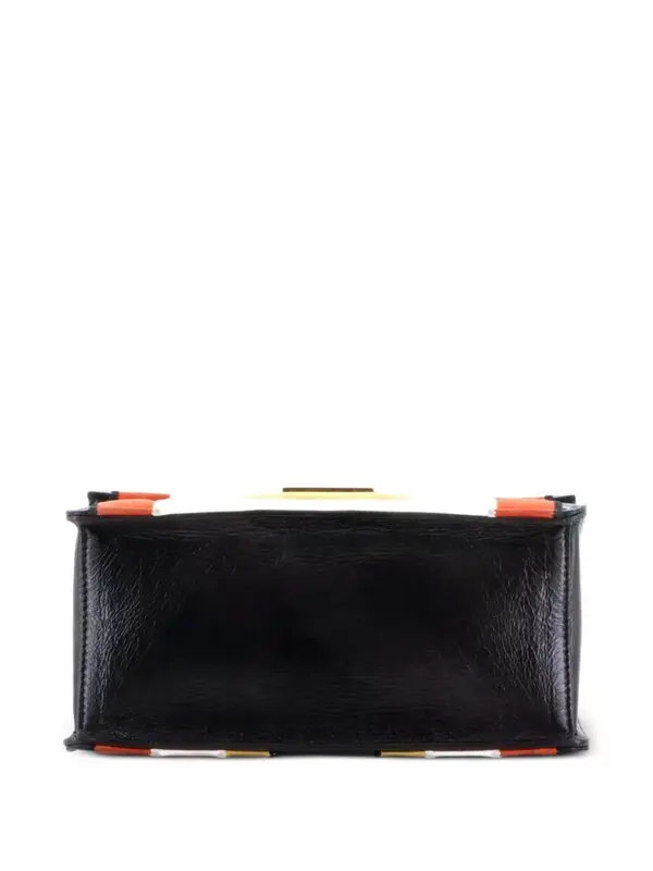Fendi Kan U Leather Medium Shoulder Bag