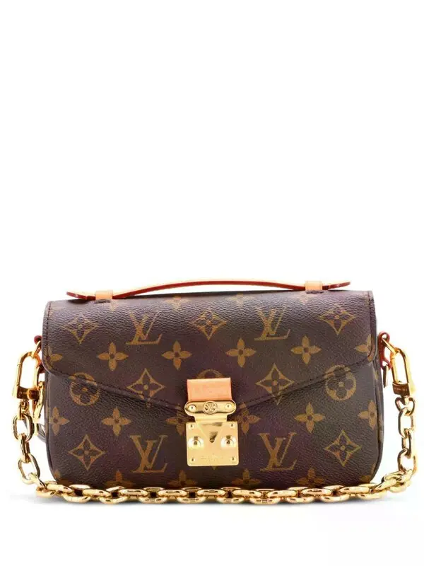 LOUIS VUITTON Monogram Canvas Pochette Metis East West Crossbody Bag - Brown