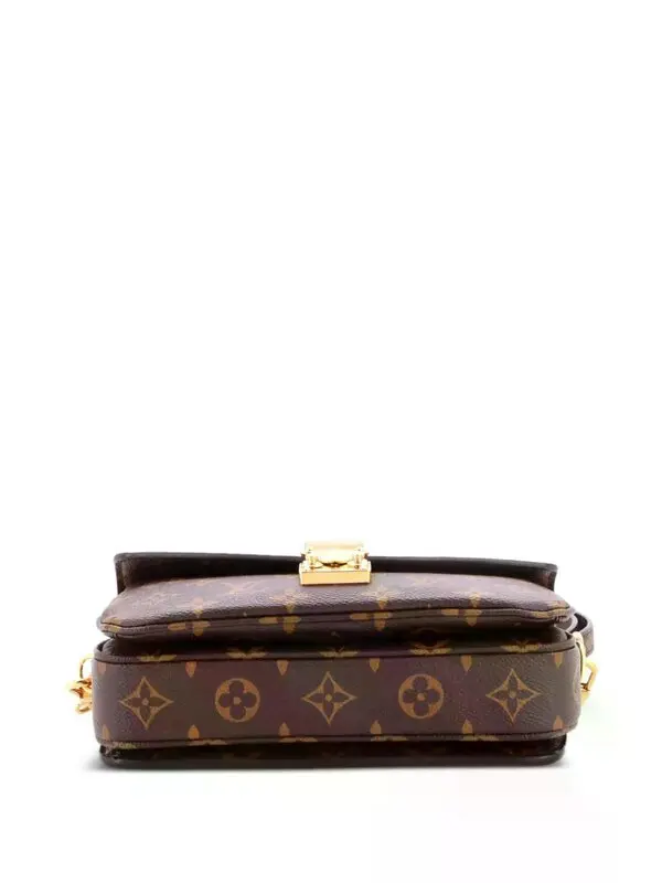 LOUIS VUITTON Monogram Canvas Pochette Metis East West Crossbody Bag - Brown