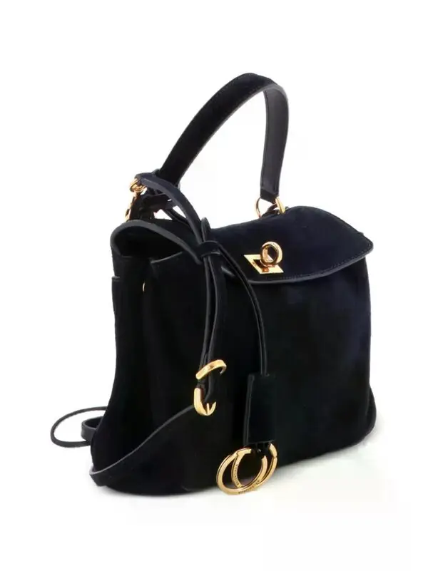 Balenciaga Rodeo Suede Mini Shoulder Bag - Black