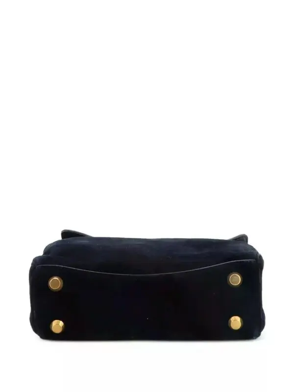 Balenciaga Rodeo Suede Mini Shoulder Bag - Black