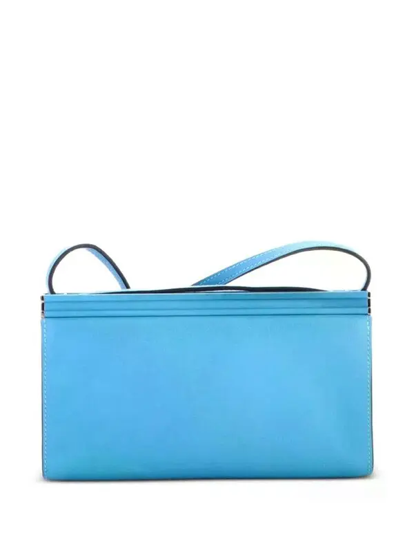 Hermès Clic-h Evercolor 21 Shoulder Bag - Blue