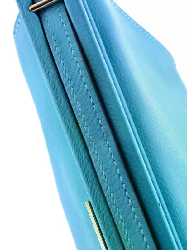 Hermès Clic-h Evercolor 21 Shoulder Bag - Blue