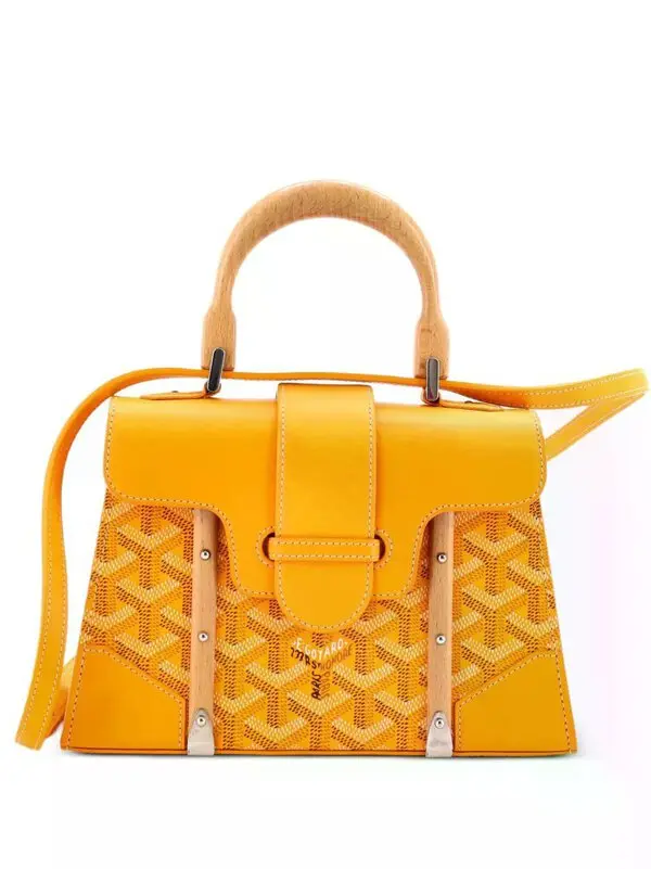 Goyard Structured Saigon Top Handle Bag - Yellow