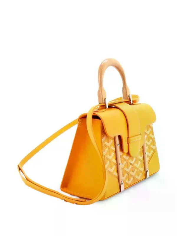 Goyard Structured Saigon Top Handle Bag - Yellow