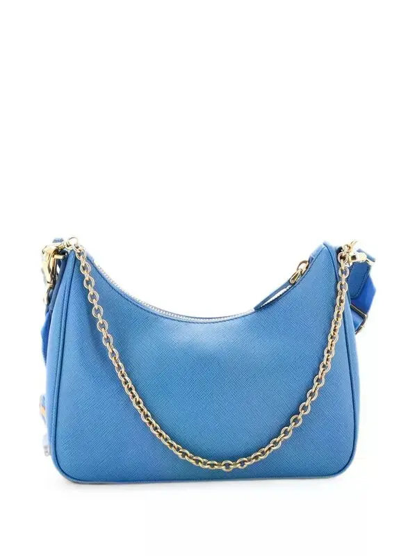 Prada Re-edition 2005 Shoulder Bag Saffiano Leather - Blue