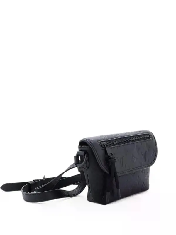 LOUIS VUITTON Pulse Wearable Wallet Monogram Shadow Leather Belt Bag