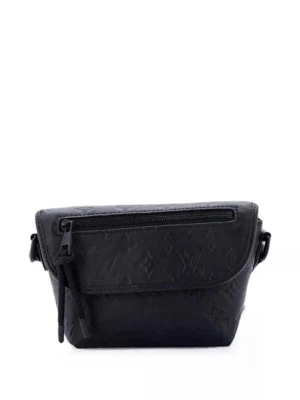 LOUIS VUITTON Pulse Wearable Wallet Monogram Shadow Leather Belt Bag