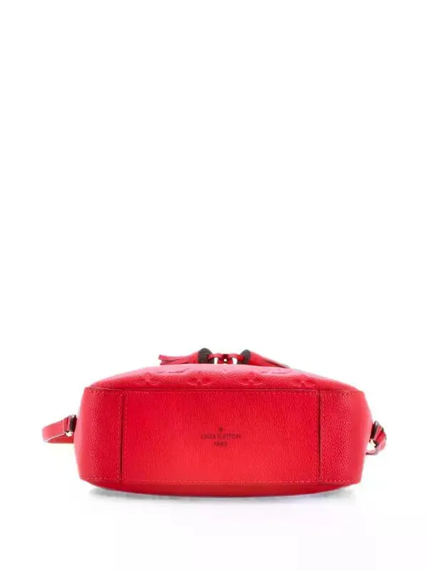 LOUIS VUITTON Monogram Empreinte Saintonge Handbag - Red