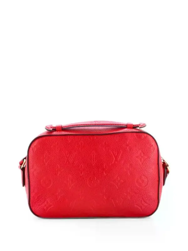 LOUIS VUITTON Monogram Empreinte Saintonge Handbag - Red