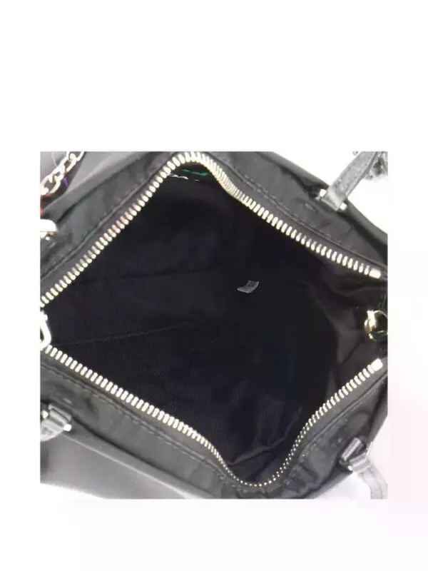 Prada Frankenstein Flat Printed Tessuto Mini Tote Bag