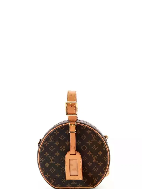 LOUIS VUITTON Monogram Canvas Petite Boite Chapeau Bag