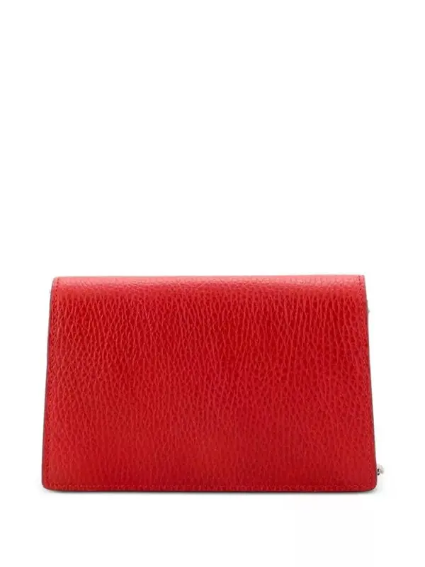 Gucci Dionysus Bag Leather Super Mini Clutch Bag - Red