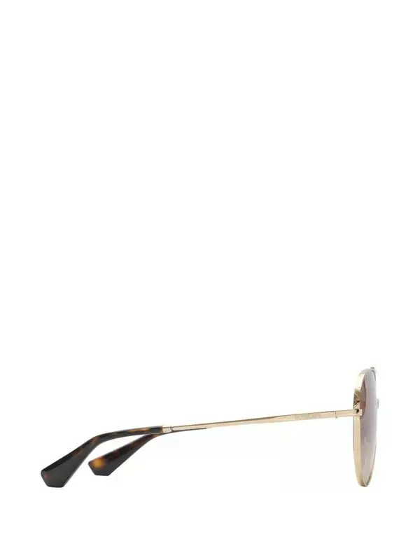 Burberry Metal Check Pilot Sunglasses
