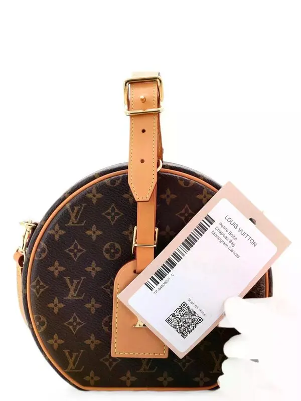 LOUIS VUITTON Petite Boite Chapeau Monogram Canvas Crossbody Bag