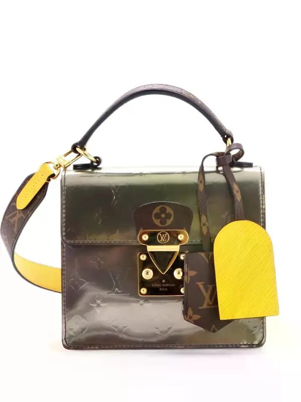 LOUIS VUITTON Spring Street Nm Handbag Monogram Vernis - Metallic