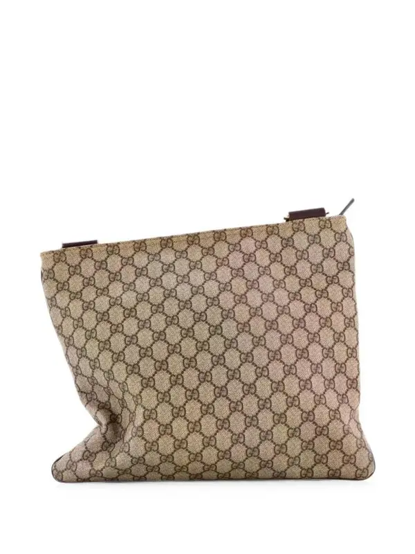 Gucci Gg Coated Canvas Messenger Bag